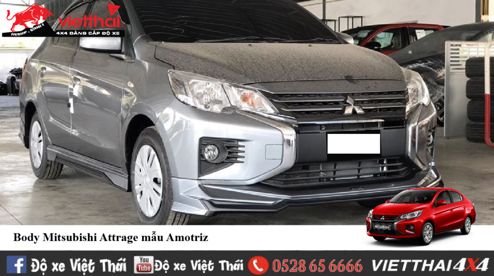 Body Mitsubishi Attrage mẫu Amotriz
